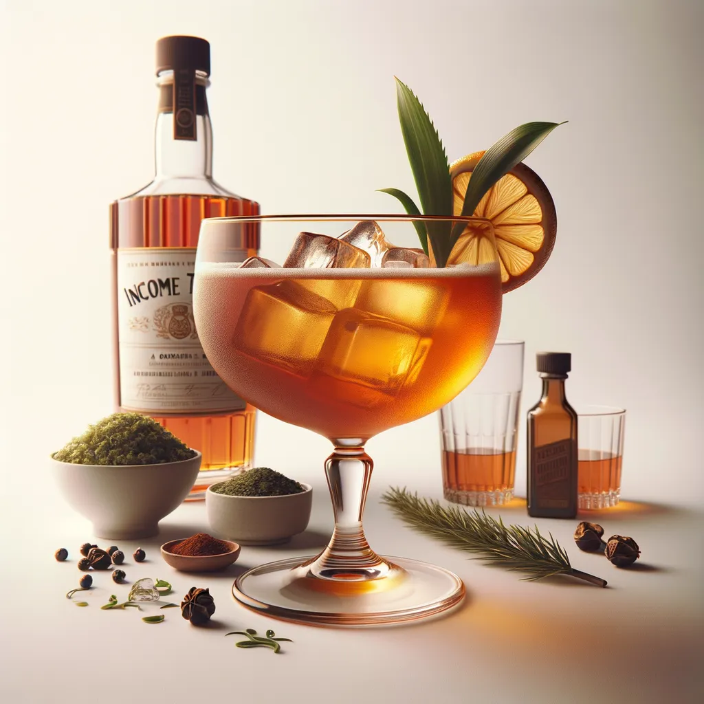 How to Make a Income Tax Cocktail - Easy Step-by-Step Cocktail Recipe - BarBot Blog